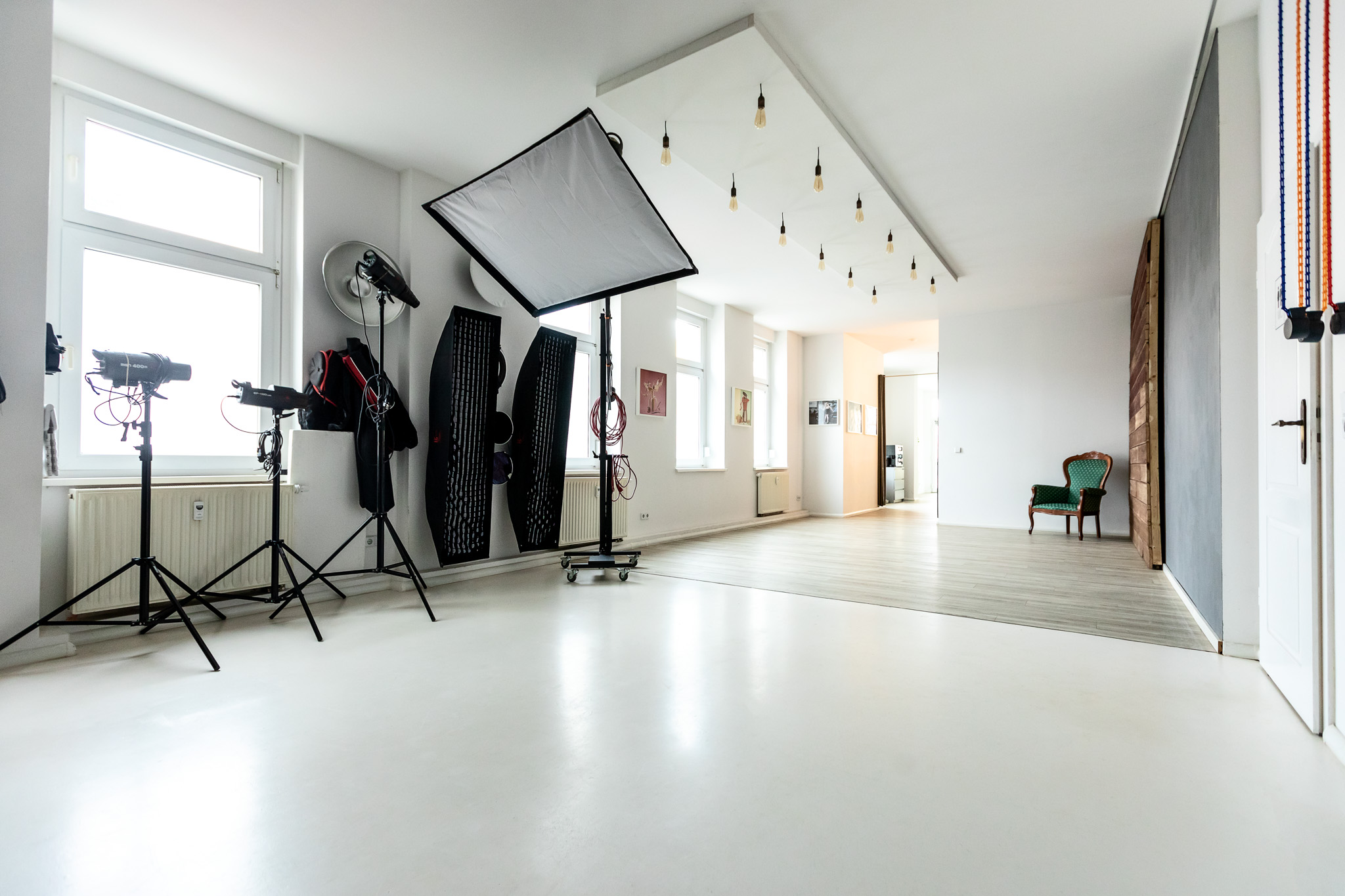 Studio 2.0: Die Räumlichkeiten des Fotostudios